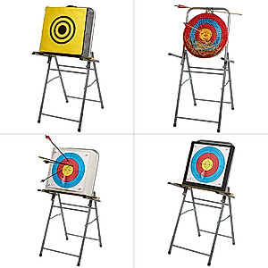 TOPARCHERY Archery Target Stand for Bag Targets EVA Foam Targets Adjustable Portable Target Stand for Outdoor Practices Multi-application Archery Backstop