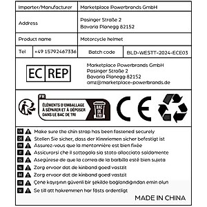 Westt Open Face Helmets with Dual Sun Visor– Motorcycle Helmet for Men and Women 3/4 Helmets DOT Approved for Scooter Motorbike Street Jet Series