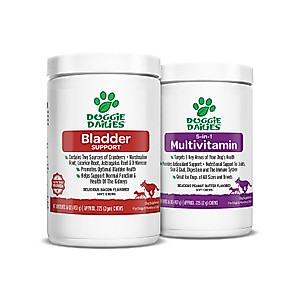 Doggie Dailies Bundle - 5-in-1 Multivitamin & Bladder Support Soft Chews