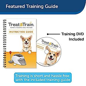 PetSafe Treat & Train - Remote Treat Dispensing Dog Training System, Positive Reinforcement, Calm Behavior, Distraction Avoidance, Includes Training DVD, Target Wand & Remote, For Dogs 6 Months & Up