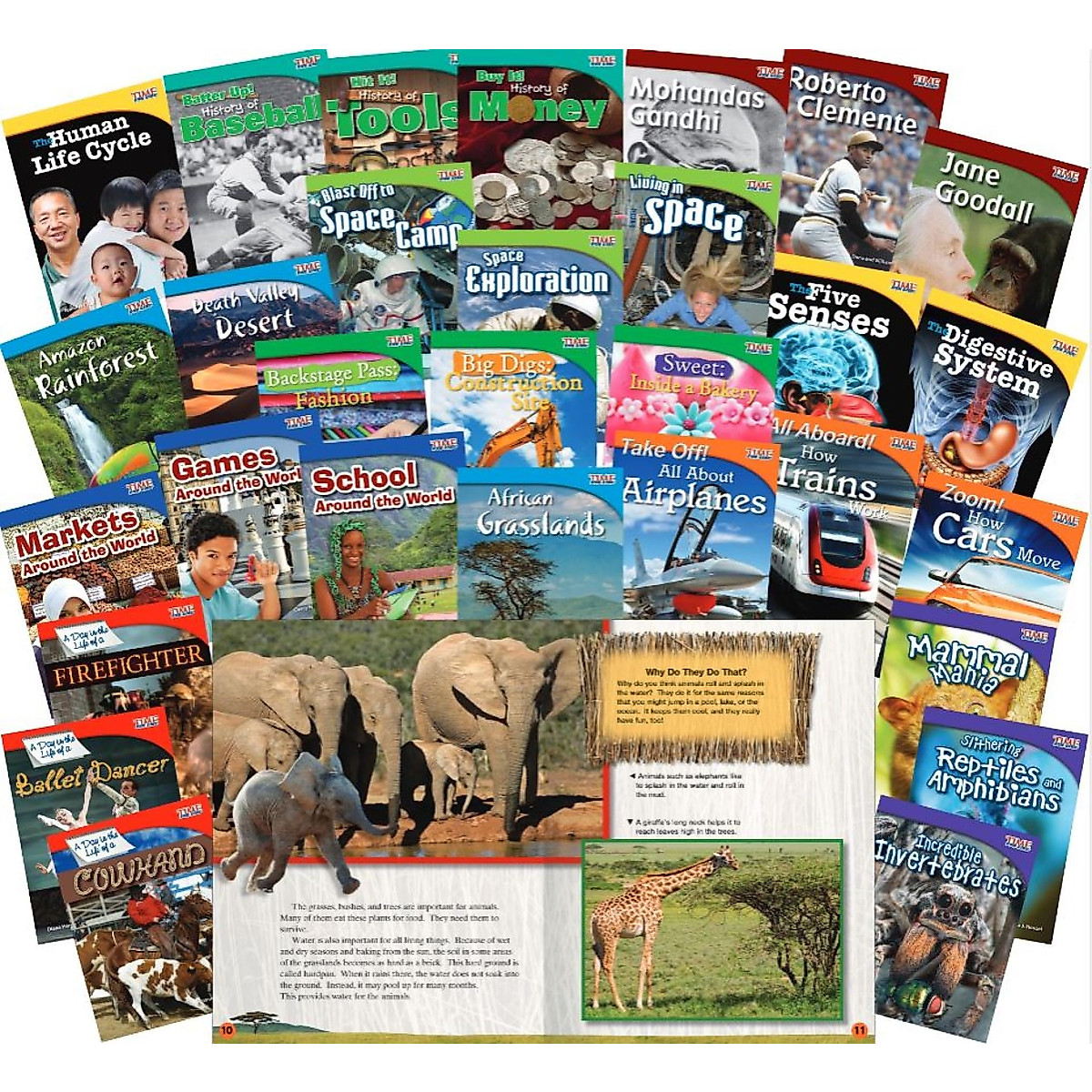 TIME FOR KIDS® Informational Text Grade 3 Readers 30-Book Set (TIME FOR KIDS® Nonfiction Readers)