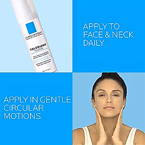 La Roche-Posay Toleriane Sensitive Fluide Protective Moisturizer, Lightweight Oil-Free Face Moisturizer, For Sensitive Skin