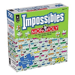 BePuzzled, Hasbro Monopoly Game Impossibles Puzzle, Based on The Classic Game of Monopoly, for Ages 15 and Up
