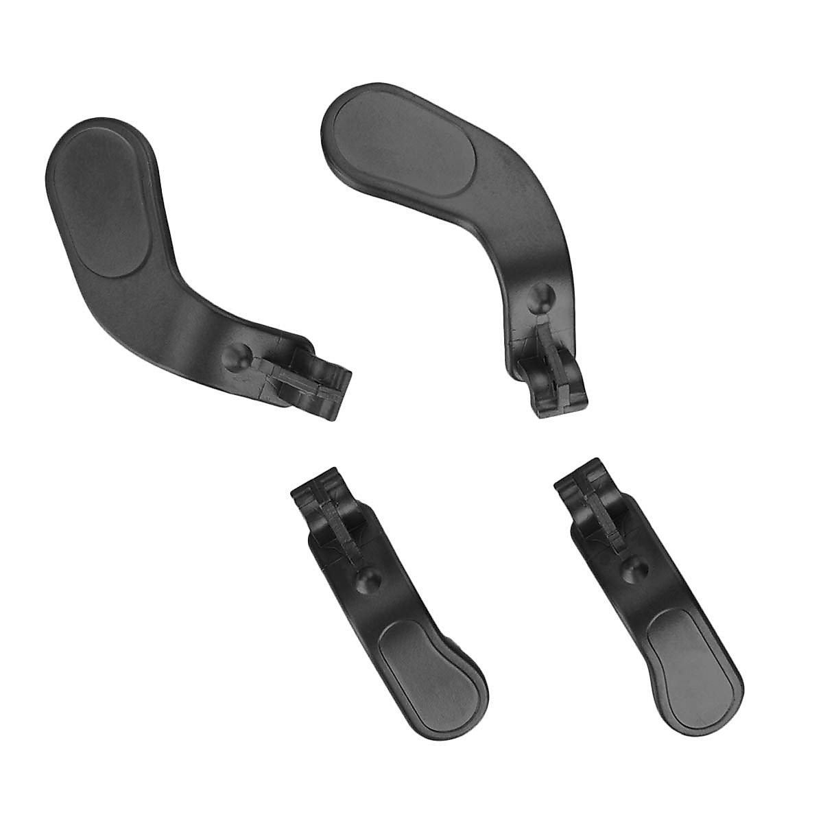 4 PCS Metal Paddles, Back Hair Trigger Locks Replacement Parts for Xbox One Elite Series 2 Controller/Elite Series 1 Controller/Elite 2 Core Controller(Black)