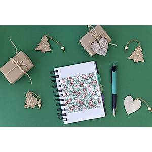 Hying Christmas Holly Berry Leaves Clear Stamps for Card Making Scrapbooking, Xmas Pine Leaves Rubber Stamp Tress Leaves Stamps for Crafting Photo Album Decorations