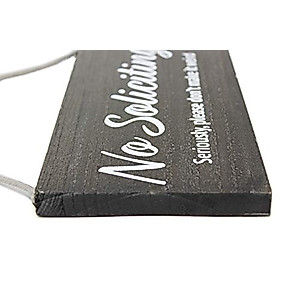 No Soliciting Sign for House Funny - No Soliciting Sign For Door - Seriously, Please Don't Make It Weird