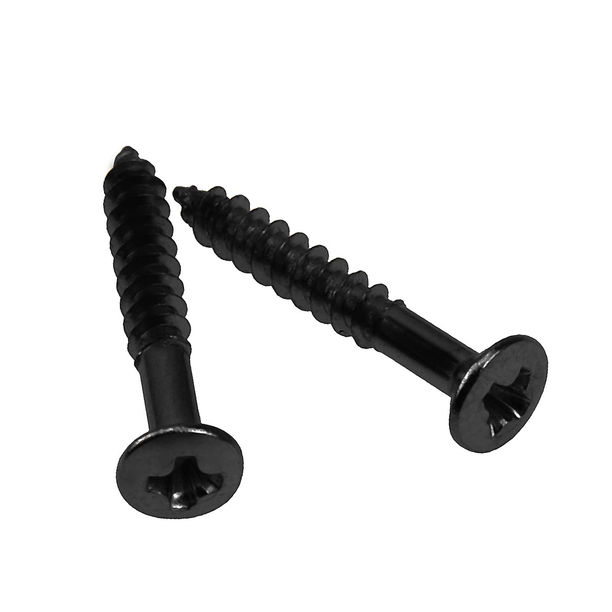 100Pcs Yootones Guitar Humbucker Pickup Ring Mounting Screws Pickup Frame Surround Screws Compatible with Epiphone Les Paul Stratocaster SG Guitar (Black)