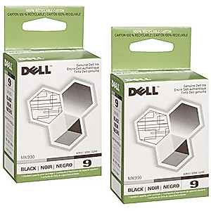Dell 9 Black Ink - 2 Pack