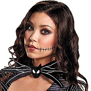 Disguise mens Disney Women's Jack Skellington Deluxe Adult Sized Costume, Multi, S 4-6 US