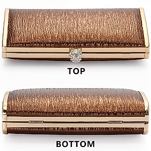 Women Evening Clutch Bags Metal Frame Evening Bag Night Purse Handbag Wedding Prom Party Cocktail Bridal Clutches