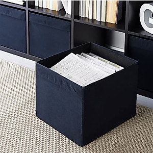 Ikea Drona Box (Black, 3 Pack (L:15" x W:13" x H:13"))