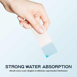 ULTECHNOVO 500pcs Quantitative Filter Paper Chromatography Paper Strips Laboratory Cleaning Paper for Chemistry Laboratories Classroom