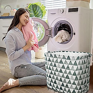 Collapsible Laundry Baskets Large Hampers - Foldable Laundry Basket Organizer Waterproof，Freestanding Laundry Hamper for Bedroom,Nursery,Dorm,Closet,Toy 100L