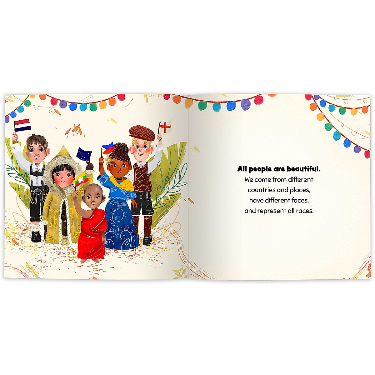 All People Are Beautiful - Children's Diversity Book That Teaches Acceptance and Belonging, and How to Feel Comfortable In the Skin You Live In - A Child’s First Conversation About Race