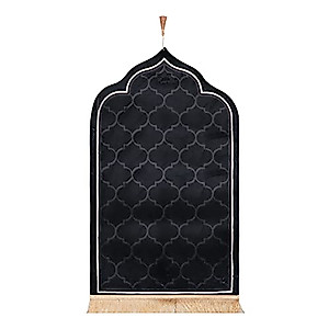 Muslim Prayer Rug Prayer Mat Islamic Turkish Praying Rug Carpet Thick Soft Flannel Janamaz Sajadah Ramadan or Eid Gifts