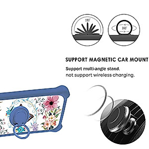 jioeuinly ANS Artia Case Compatible with ANS Artia Phone Case ACK2326 Cover [with Tempered Glass Screen Protector][Hard PC + Soft Silicone] [360 Metal Ring Support][Luminous Effect] YGL-LHD