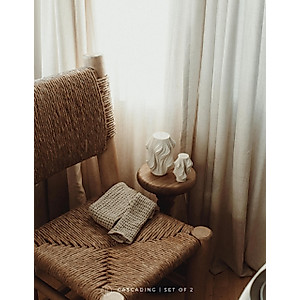 LAWA Cascading Wave Candle - Large Beautiful Handmade Pillar Scented Soy Wax Candle Elegant Bubble Aesthetic Candle Housewarming Gift Home Room Shelf Decor Idea White (Small)