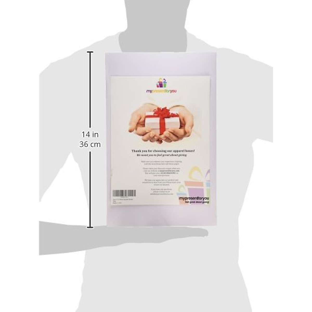 MPFY- White Shirt Gift Wrap Boxes with Tissue Paper and Wrapping Band,10 Pack, White, 15”x9.5"x2", Gift Box, Gift Boxes with Lids, Gift Boxes for Presents, White Box, Box for Gift, Wedding Gift Box