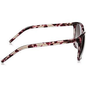 Marc Jacobs Women's MARC78/S Oval Sunglasses, Pink Havana/Gray Gradient, 57 mm