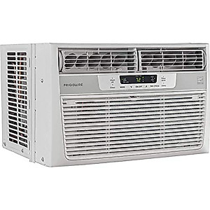 FRIGIDAIRE FFRE0833S1 8,000 BTU 115V Window-Mounted Mini-Compact Air Conditioner with Temperature-Sensing Remote Control