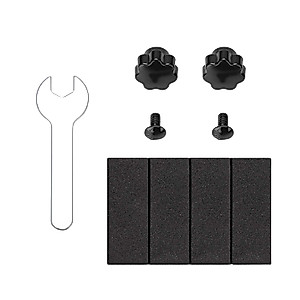 AGPTEK CPU Stand, Computer Tower Stand Adjustable Width from 4.7" to 8.2" with 2 Locking Wheels and 2 Caster Wheels, UPC Steel Rolling Stand Computer Stand for Desktop Tower (Black)