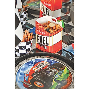 Race Car Fuel Can Popcorn Treat Boxes - Racing Birthday Party Supplies - 24 Pieces