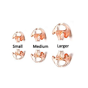HYS Silicon Earmold Ear pier Replacement Earmold Earbud Earplug for Motorola Kenwood Two-Way Radio Law Enforcement Earpiece Air Acoustic Coil Tube Audio Kits