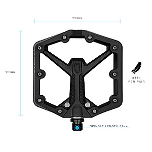 Crankbrothers MTB Pedals Stamp 1 Gen 2 Large Black