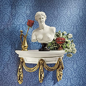 Design Toscano St. Benoit Demilune Wall Shelf