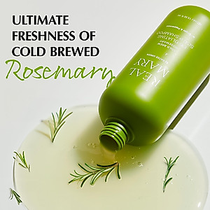 RATED GREEN Real Mary Exfoliating Dry Scalp Shampoo, 13.52 fl oz - Organic Rosemary Hair for Itchy , Gentle Scalp Moisturizer, with Ginger & Peppermint Oil