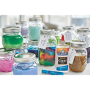 Elmer's Liquid School Glue, Clear, Washable, 9 Ounces, 1 Count Pack of 4