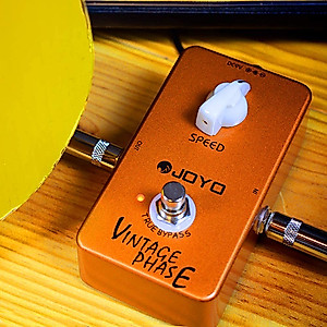 JOYO JF-06 Vintage Phase Pedal Bundle with DC 9V Pedal Power Supply (800mA -1A) AC Adapter