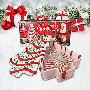 SANIKAWA Christmas Tree Cake Storage, Christmas Candy Snack Storage Decoration, Christmas Tree Box Can Put All Christmas Tree Cakes In A Beautiful Decorative Position