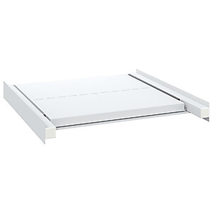 YAFF Double Washing and Drying Machine Pedestal with Drawers White (17.82lbs)