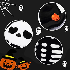 Cuteoy Halloween Black Cat Plush Pillow Cute Soft Ghost Stuffed Animal Plushies Toy for Girls Boys Gifts