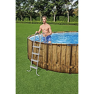 Bestway Flowclear Above Ground Swimming Pool Ladder 48" | Corrosion-Resistant Metal Frame