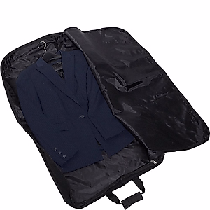 DELSEY PARIS Garment Bags Lightweight Hanging Travel Sleeve, Black, 42 Inch