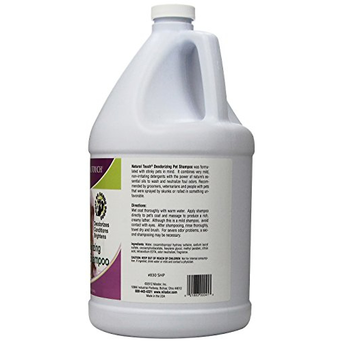 Nilodor Deodorizing Pet Shampoo, 1-Gallon