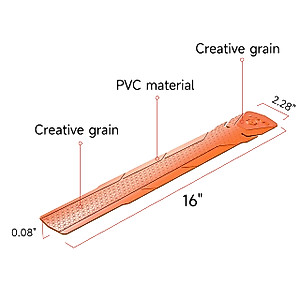 TaktZeit Mountain Bike Down Tube Frame Protector Bike Frame Protection Downtube Frame Protector 3M Tape for Mountain Bike Road Bike (Orange)