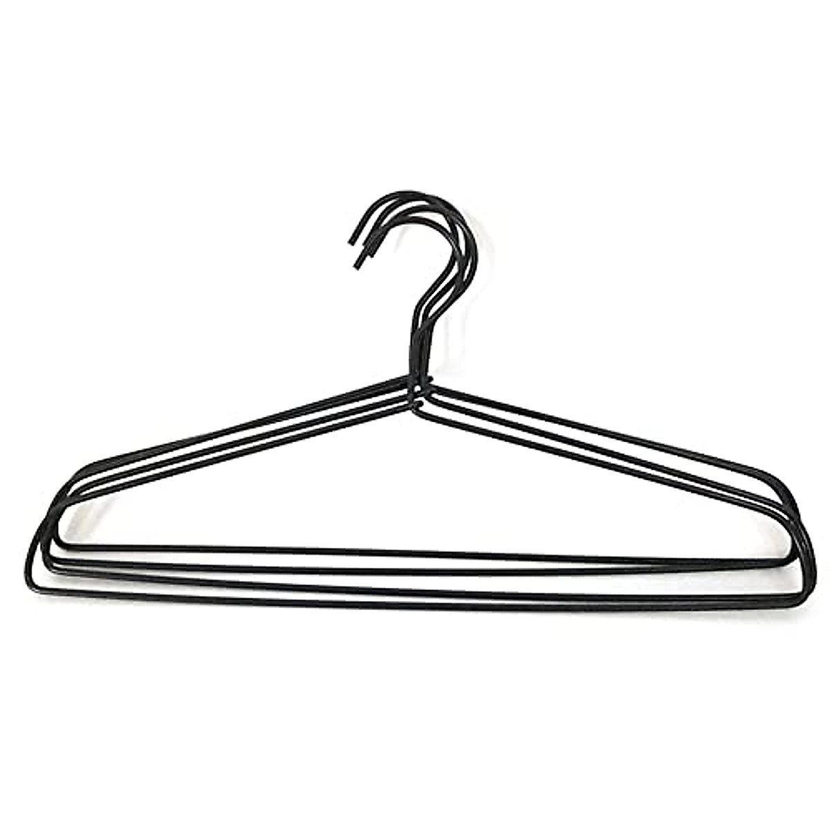 Heavy Duty Metal Shirt Coat Hangers Pack Space Saving Metal Hangers Non Slip Metal Wire Clothes Hanger Bulk for Coats