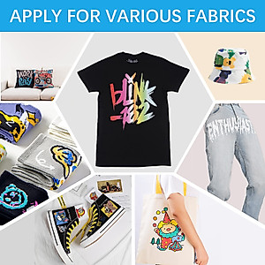 REFFU DTF Transfer Film, 50 Sheets A4(8.4" x 11.7") Double -Side Matte Clear Pretreat Film for Screen Printing, PET Heat Transfer Paper for Epson Inkjet DTF Printer Direct Print on T Shirts Textile