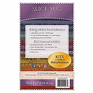 Slice Rug Pattern by Shabby Fabrics