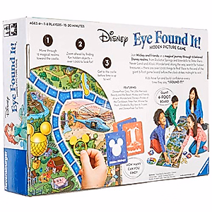 Ravensburger World of Disney Eye Found It Board Game - Engaging Fun for Kids and Adults | Suitable for Ages 4 and Up | Promotes Critical Thinking Skills | Featuring Beloved Disney Characters