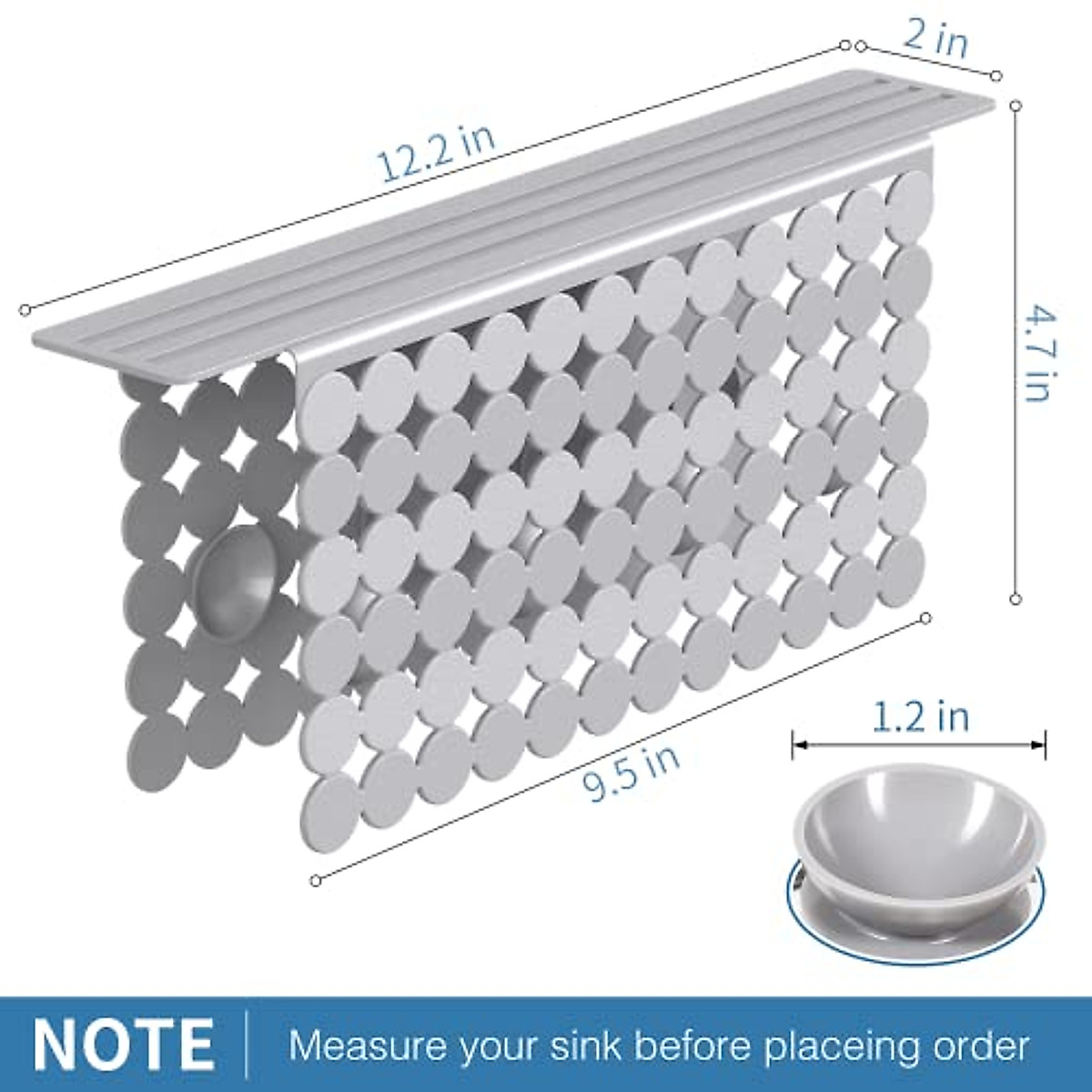 Bligli Plastic sink mat and sink saddle mat Sink protector mats for kitchens sinks