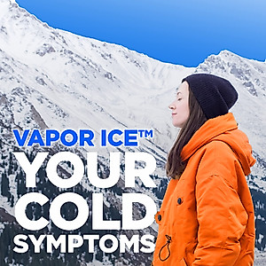 Amazon Basic Care Daytime Severe Cold & Flu Relief Caplets, Cold Medication for Severe Cold and Flu Symptoms Like Headache, Fever, Coughing, Chest & Nasal Congestion, Vapor Ice, 24 Count