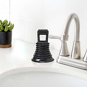 LDR 512 3420-K Mini Bellows Sink and Drain Plunger for Bathrooms, Kitchens, Baths, Compact and Powerful Easy to Store and Hide Perfect for RV's