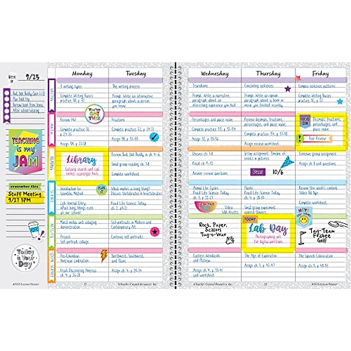 Teacher Created Resources Brights 4Ever Lesson Planner (TCR3928)