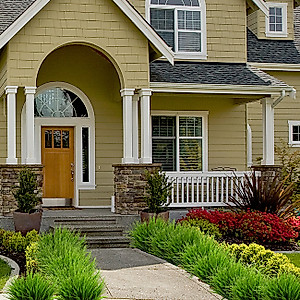 Beebel 6Pcs 15" Artificial Plastic Wheat Grass Faux Shrubs Simulation Greenery Plants Indoor Outside Home Garden Office Verandah Wedding Décor