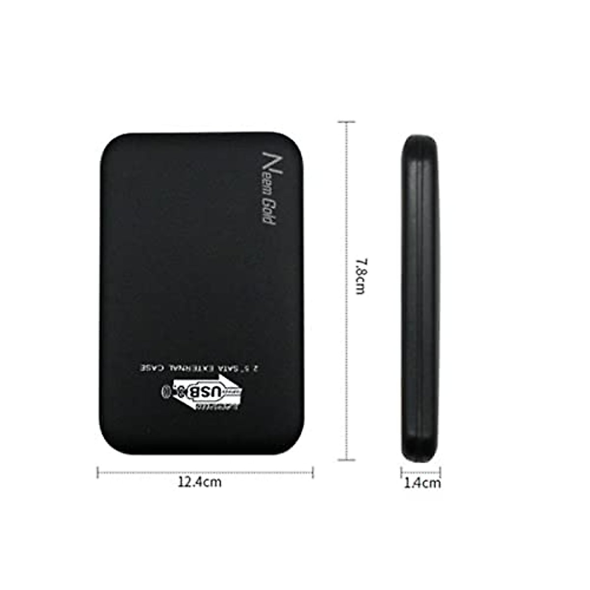 SOLUSTRE 2pcs Portable External Hard Mobile Hard Drive External Hard Drive usb3. 0 Hard Disk Drive USB 3.