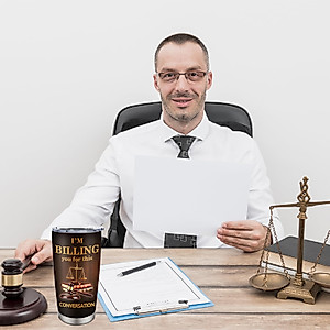 Qatdey Lawyer Gifts for Women/Men, Lawyer Gifts Tumbler 20oz, Law School Gifts for Law Student, Attorney Gifts Mug, Birthday Gifts for Lawyers Cup, Future Lawyer Gifts, Appreciation Gifts for Lawyer